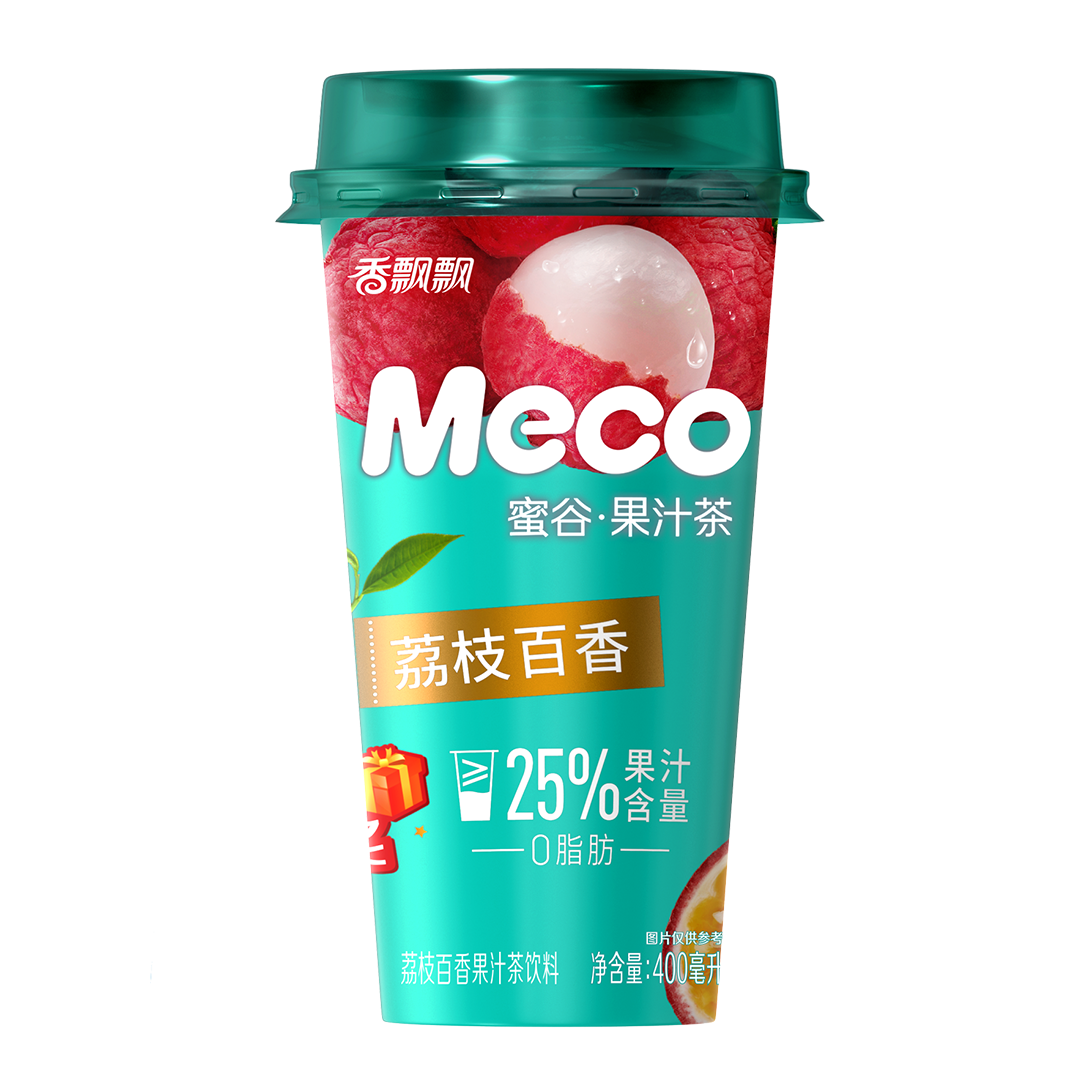 *New Flavor* 香飘飘 MECO Fruit Tea (3 units per pack) | Lychee Passion ...