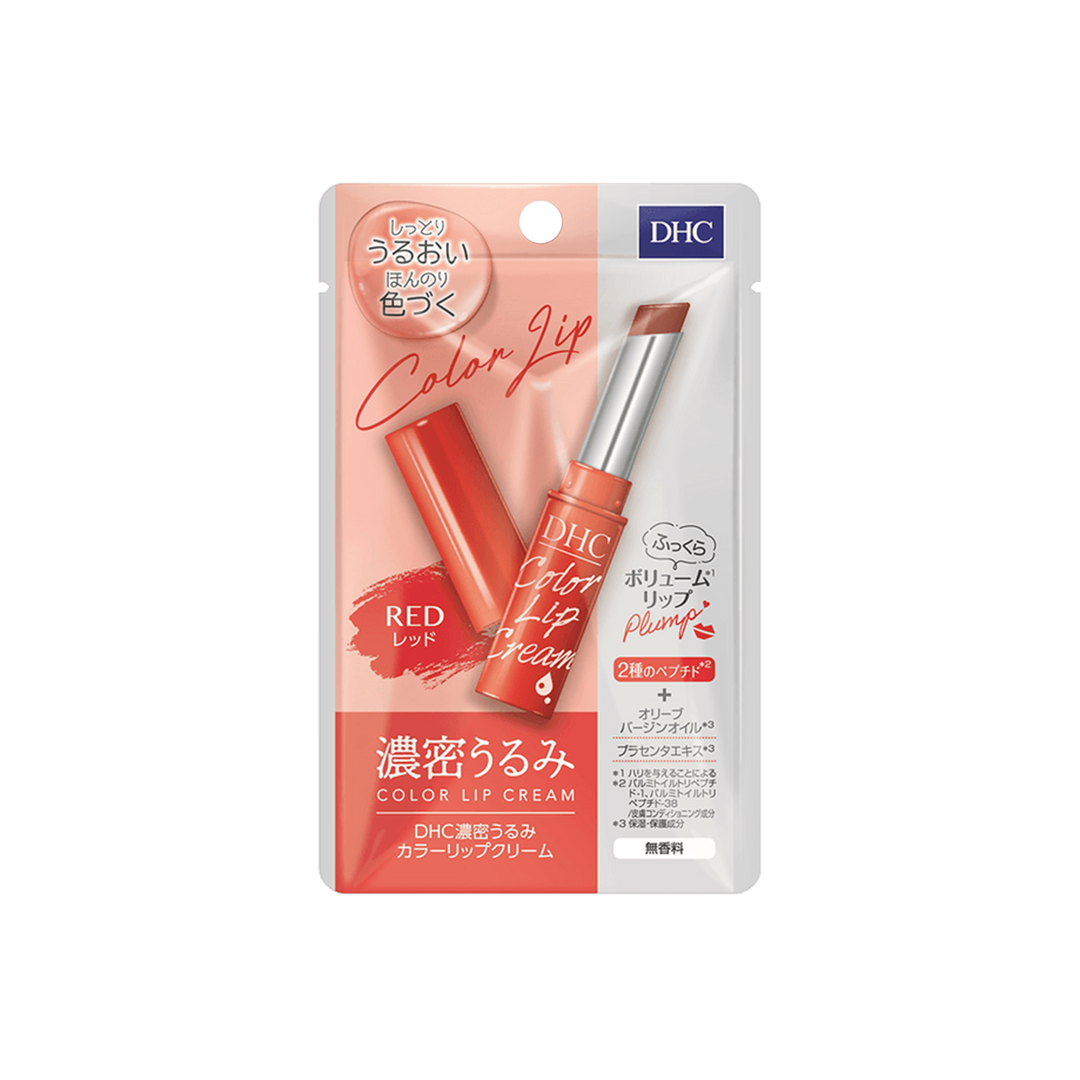 DHC Dense Moisturizing Color Lip Balm Red | 1.5g | Everyday eMall